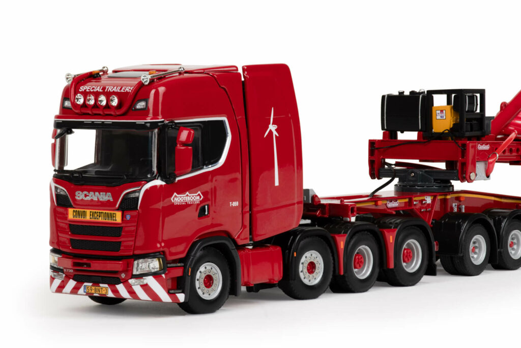 Nooteboom Redline Series – Mega Windmill Trailer 4+7-axle with Scania S ...